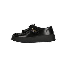 Clarks Damen Schn&uuml;rschuh "Torview", Gr. 37,5, schwarz, Leder, Schuhe, mit weicher D&auml;mpfung