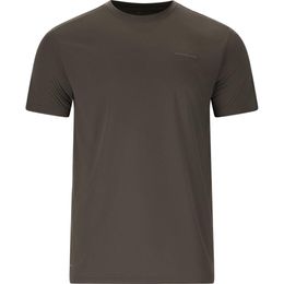 Endurance Vernon V2 Performance S/S Tee Bekleidung Herren braun