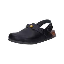 Pantolette Birkenstock "Tokio ESD", Damen, Gr. 42, schwarz, Obermaterial: 100% Rindsleder Leather cow., Schuhe Pantolette