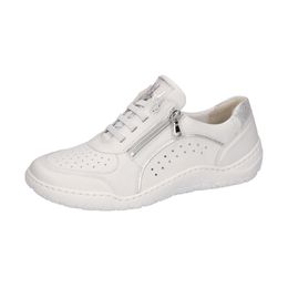 Waldl&auml;ufer Slip-On Sneaker WALDL&Auml;UFER "K-MILENA", Damen, Gr. 8 (42), silber (wei&szlig;, silberfarben), Nappaleder, Nubukleder, kontrastfarbene Details, Schuhe, Bequemschuh, Komfortschuh in extrabreiter Schuhweite K