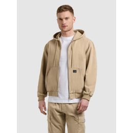 Anorak Khujo "RHIIS", Herren, Gr. XL, camel, Canvas, 100% Baumwolle, regular fit, eingesetzt Rippstrickb&uuml;ndchen, Jacken