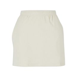Sommerrock Urban Classics "Urban Classics Damen Ladies Towel Mini Skirt", Damen, Gr. M, palewei&szlig;, 100% Baumwolle, unifarben, normal, R&ouml;cke