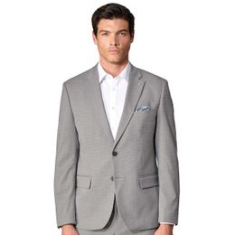 Anzugsakko Venti "Venti Anzugsakko uni", Herren, Gr. 48, silber (700 silber), 69% Polyester, 29% Viskose, 2% Elasthan, Sakkos