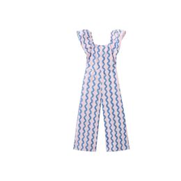 Mango Kids Overall 'Alga' M&auml;dchen Gr&ouml;&szlig;e 134 blau / rosa