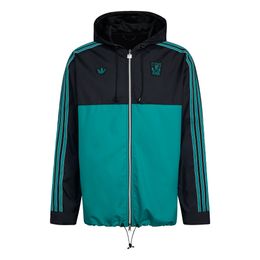 adidas originals Sportjacke 'Liverpool FC Terrace Icons' Herren Gr&ouml;&szlig;e M petrol / schwarz