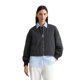 Marc O'Polo Outdoorjacke MARC O'POLO "aus recycelten Textilien", Damen, Gr. 32, blau (m888), Obermaterial: 100% Polyester. Futter: 100% Polyester, unifarben, Rippb&uuml;ndchen, Jacken Outdoorjacke