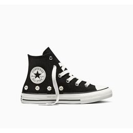 Sneaker Converse "CHUCK TAYLOR ALL STAR", M&auml;dchen, Gr. 27, schwarz, vintage wei&szlig;, schwarz, Textil, Schuhe Sneaker