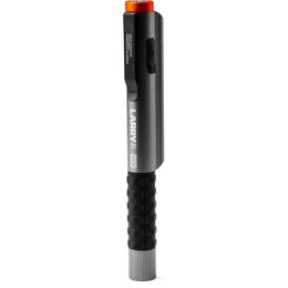 LED Taschenlampe NEBO "NEBO Lil Larry 500 Flex", grau, H:15,5cm L:1,5cm T:2,3cm, Aluminium, Mobilleuchten, Flexibel mit Akku- oder Batteriebetrieb nutzbar