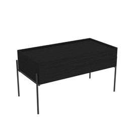 Vitra Equal Unterschrank 64109 83 x 42 cm, wandh&auml;ngend, bodenstehend, mit Korpus schwarz-eiche