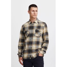 Langarmhemd Blend "BHShirt", Herren, Gr. L, US-Gr&ouml;&szlig;en, blau (marineblaus), Web, 100% Baumwolle, kariert, regular fit, Hemden, Stilvolles Langarmhemd