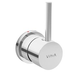 Vitra Einhebelmischer A45671EXP f&uuml;r WC, seitlich integrierte Thermostat-Armatur