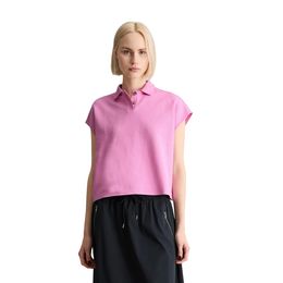 Marc O'Polo Poloshirt MARC O'POLO DENIM "aus Organic Cotton", Damen, Gr. L, pale bubblegum, Obermaterial: 100% Baumwolle, unifarben, Shirts