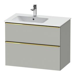 Duravit Waschtischunterschrank D-Neo 81x46,2cm, 1 Kast, B li, gol pol/grau ma (DE4366034070000)