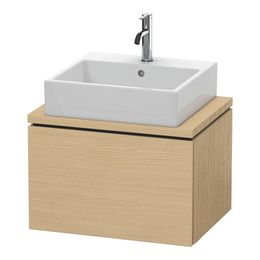 Duravit Waschtischunterschrank L-Cube 62x47,7cm, Ei Nat, f&uuml;r Konsole, 1 Auszug (LC580003030)