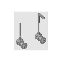 Vitra Befestigungsset 316565YP1TE f&uuml;r 5174, 5675, 5676, 7672, f&uuml;r Wand-WC