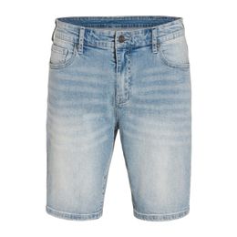 Buffalo Herren Jeansshorts "5-Pocket Shorts", blau, Gr. 33, Jeans, Obermaterial: 98% Baumwolle, 2% Elasthan, Jeans, mit normaler Bundh&ouml;he, kurze Hose