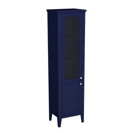 Vitra Valarte Hochschrank 65796 53,5x39,5x196,5cm, links. bodenstehend, Korpus stahlblau, lackiert