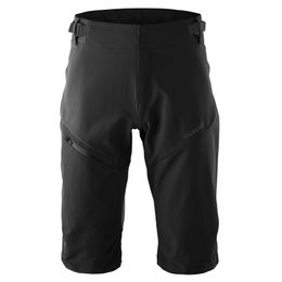 Fahrradhose Gonso "Trail Shorts M", Gr. L, Normalgr&ouml;&szlig;en, schwarz, 93% Polyamid, 7% Polyester, Hosen Fahrradhose, kurze Herren Radhose, Innenhose mit Sitzpolster, ideal f&uuml;r MTB Touren