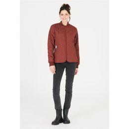 WEATHER REPORT Damen Outdoorjacke "Piper"dunkelrot, Gr. 36, kariert, 100% Polyester, Jacken, mit elastischen B&uuml;ndchen