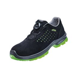 Sicherheitsschuh Atlas SCHUHE "SL 9205 XP Boa ESD" Gr. 47, schwarz (schwarz, gr&uuml;n), 47, Obermaterial: 100% Textilmaterial TEXMAT., Schuhe