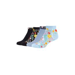 Kurzsocken s.Oliver, Herren, Gr. 39-42, wei&szlig;, bunt, Obermaterial: 70% Baumwolle, 27% Polyester, 3% Elasthan, Socken