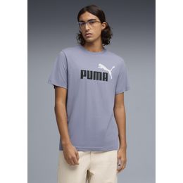 Puma Herren T-Shirt "GRAPHICS 2 COLOR NO 1 LOGO TEE"gray sky, Gr. L, bedruckt, Jersey, Obermaterial: 100% Baumwolle, Shirts, Kurzarm, mit