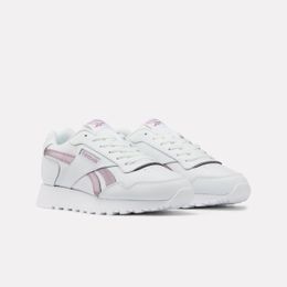 Trainingsschuh Reebok CLASSIC "REEBOK GLIDE", Damen, Gr. 38,5, ftwrwei&szlig;, ftwrwei&szlig;, mutedmauve, Leder, Synthetik, Textil, Schuhe