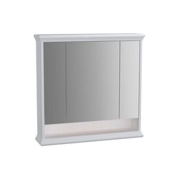 Vitra Valarte LED-Spiegelschrank 62231 78x17x76cm, 3 Spiegelt&uuml;ren, Korpus wei&szlig; matt