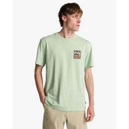 T-Shirt Billabong "STAMP SS", Herren, Gr. M, vintage gr&uuml;n, Single Jersey, Obermaterial: 100% Baumwolle, Rundhals, eingesetzt normaler Saum, Shirts T-Shirt