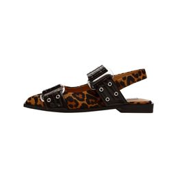 Steve Madden Damen Ballerina "Steve Madden Ballerinas Leder", Gr. 37leopard, Leder, Schuhe