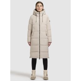 Khujo Damen Steppmantel "MIRI2", beige, Gr. L, unifarben, 100% Polyester, M&auml;ntel