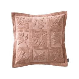 Kissenh&uuml;lle PEREIRA DA CHUNA Gr. 2, rosa (ros&eacute;), B:80cm L:80cm, Baumwolle, 100% Baumwolle, Kissenbez&uuml;ge, Kissenh&uuml;lle
