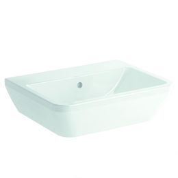 Vitra Integra Waschtisch 7050L003-0012 60 x 47 cm, wei&szlig;, mit &Uuml;berlauf/ohne Hahnloch