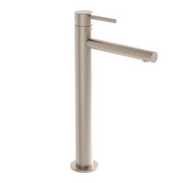 Vitra Origin Waschtischarmatur A4255834 Ausladung 160mm, ohne Ablaufgarnitur, f&uuml;r freistehenden Aufsatzwaschtisch, hoch, Nickel geb&uuml;rstet