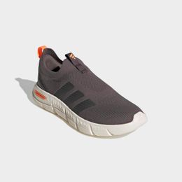 Walkingschuh adidas Sportswear "CLOUDFOAM FLEX SOCK", Damen, Gr. 42, charcoal, carbon, dusky orange, Textil, Schuhe Walkingschuh