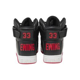 Ewing Herren Trainingsschuh "Ewing Rebound Core 33 HI with Strap", Gr. 41,5schwarz, rot, wei&szlig;, Polyurethan, Schuhe