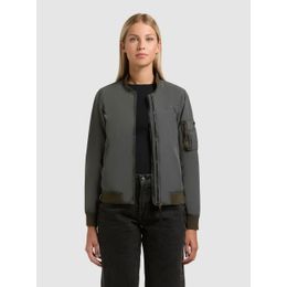 Khujo Damen Bomberjacke "DENZ"hazy teal gr&uuml;n, Gr. S, Web, 100% Nylon, Jacken