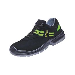 Sicherheitsschuh Atlas SCHUHE "Flash 5265 XP ESD" Gr. 43, schwarz (schwarz, gelb), 43, Obermaterial: 100% Textilmaterial TEXMAT., Schuhe