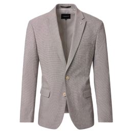 Anzugsakko Venti "Venti Anzugsakko uni", Herren, Gr. 48, beige, 69% Polyester, 29% Viskose, 2% Elasthan, Sakkos