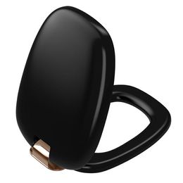 Vitra Plural WC-Sitz 126-483-029 36,4x47,6x5cm, mit Absenkautomatik, Schnellverschluss, schwarz matt/kupfer