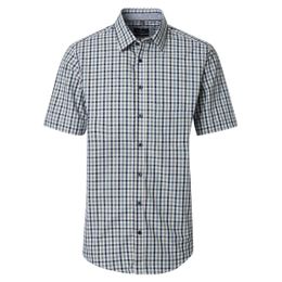 Kurzarmhemd Casamoda "Casamoda Freizeithemd Kurzarm kariert", Herren, Gr. XL, Normalgr&ouml;&szlig;en, blau, 100% Baumwolle, kariert, comfort fit, Hemden