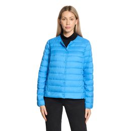 Steppjacke Betty Barclay "Damen mit Rundhalsausschnitt", Damen, Gr. 46, campanula, Obermaterial: 100% Polyester; F&uuml;llung: 90% Daunen, 10% Federn, figurumspielend, Rundhals, Jacken Steppjacke