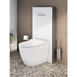 Vitra Vitrus Stand-Sp&uuml;lkasten 770-1760-01 Glasfront wei&szlig;, 3/6 l, f&uuml;r Stand-WC, ohne Armatur