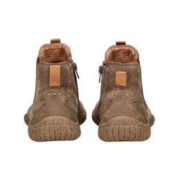 Josef Seibel Damen Ankleboots "Josef Seibel Stiefelette Veloursleder", Gr. 39, braun, Veloursleder, Schuhe