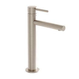 Vitra Origin Waschtischarmatur A4255734 Ausladung 145mm, ohne Ablaufgarnitur, f&uuml;r freistehenden Aufsatzwaschtisch, Nickel geb&uuml;rstet