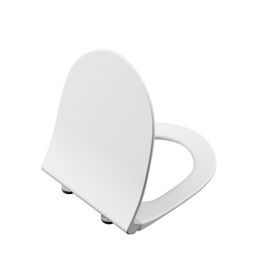 Vitra Slim Sento WC-Sitz 120-401R009 36,5x45cm, mit Absenkautomatik und Schnellverschluss, Edelwei&szlig;