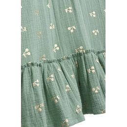 DANAMADE M&auml;dchen Druckkleid "DANAMADE Dresses DIDABELLA", gr&uuml;n, Gr. 104, 100% Baumwolle, Kleider