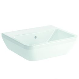 Vitra Integra Waschtisch 7048L003-0012 50 x 43 cm, wei&szlig;, mit &Uuml;berlauf/ohne Hahnloch