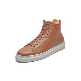Henry Stevens Herren Sneaker "Travis MTS", Gr. 45, braun, Kalbsleder, Schuhe