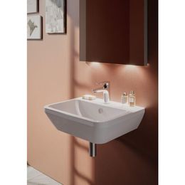 Vitra Integra Waschtisch 7050L003-0001 60 x 47 cm, wei&szlig;, mit &Uuml;berlauf/Hahnloch mittig